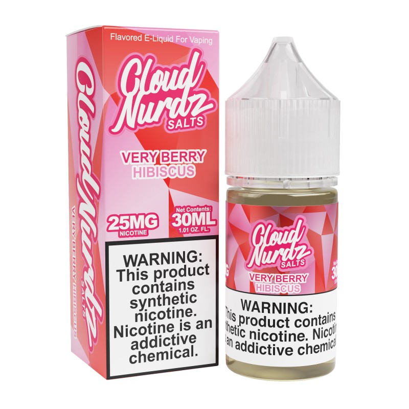 Cloud Nurdz Synthetic Salt - Very Berry Hibiscus 30mL Cloud Nurdz Synthetic Salt - Very Berry Hibiscus 30mL